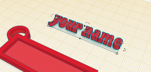 Dive Into Design: TinkerCAD Personalized Key Chain - The 3D Printing Store