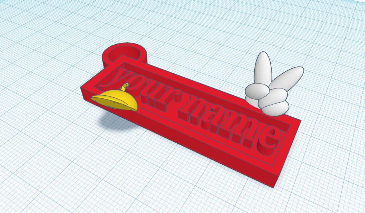 Dive Into Design: TinkerCAD Personalized Key Chain - The 3D Printing Store